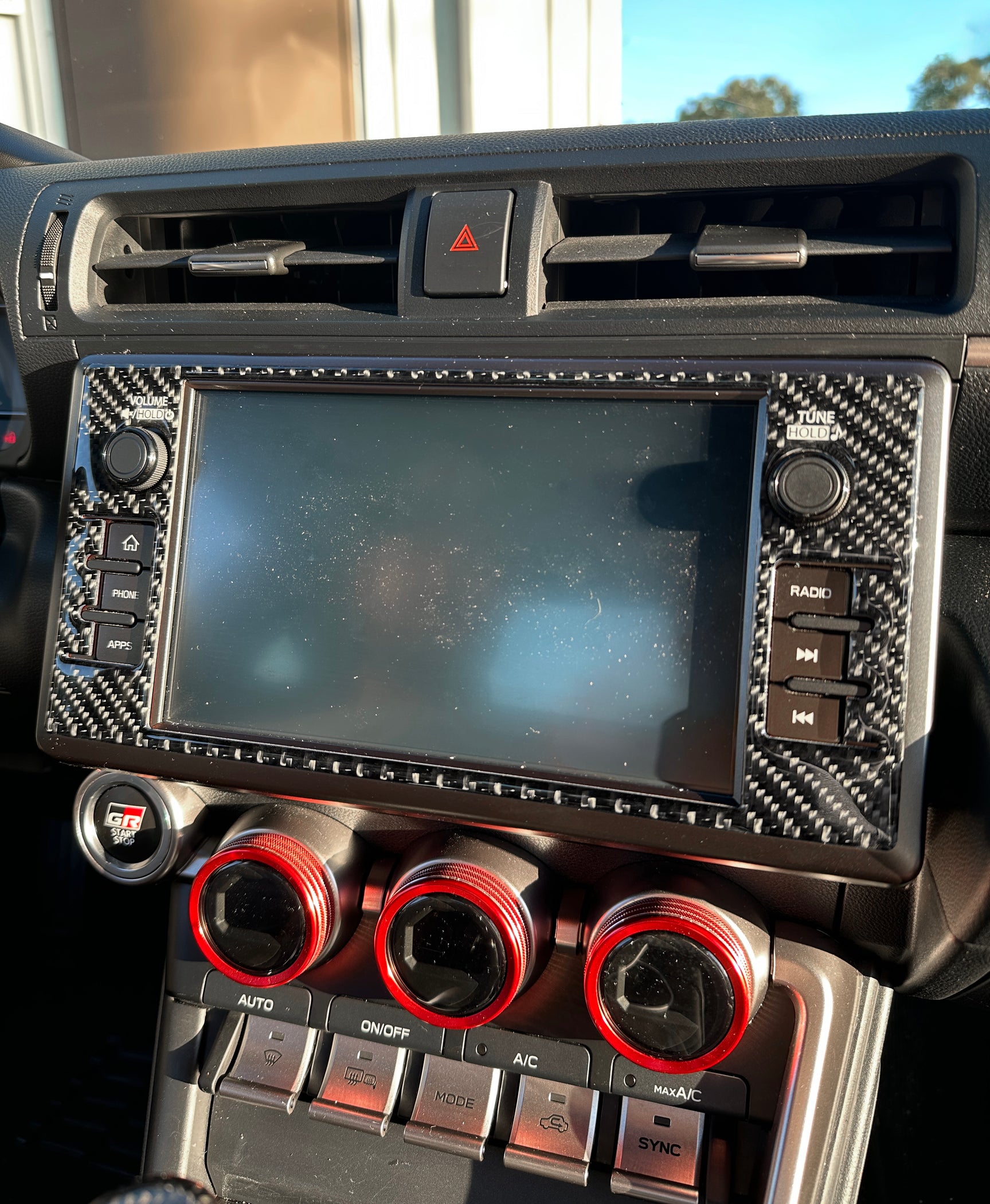 Display Screen Accent Trim Fits 2021-2026 Toyota GR86 — Tufskinz.com
