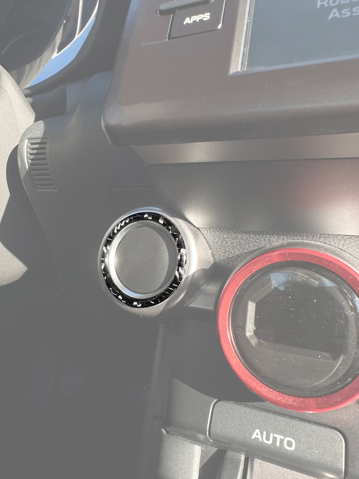 Start Button Ring Accent Trim Fits 2021-2026 Toyota GR86 — Tufskinz.com