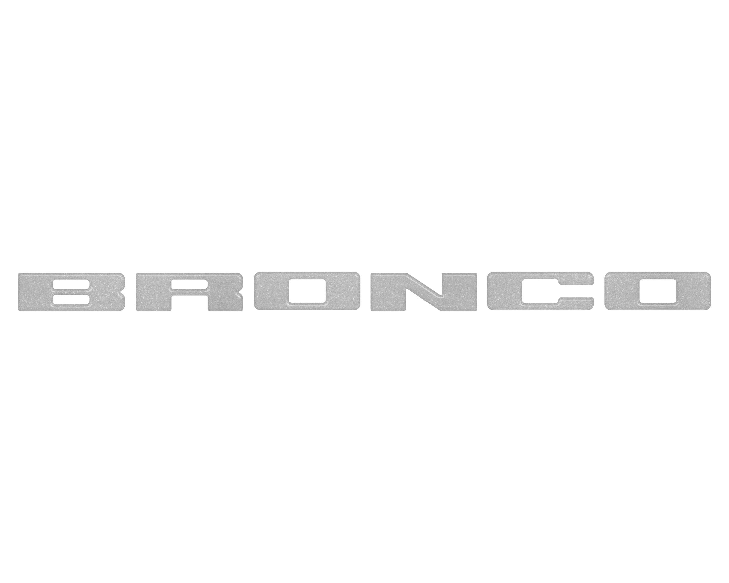 Front Grille Letters Overlays Fits 2021-2026 Ford Bronco Sport ...